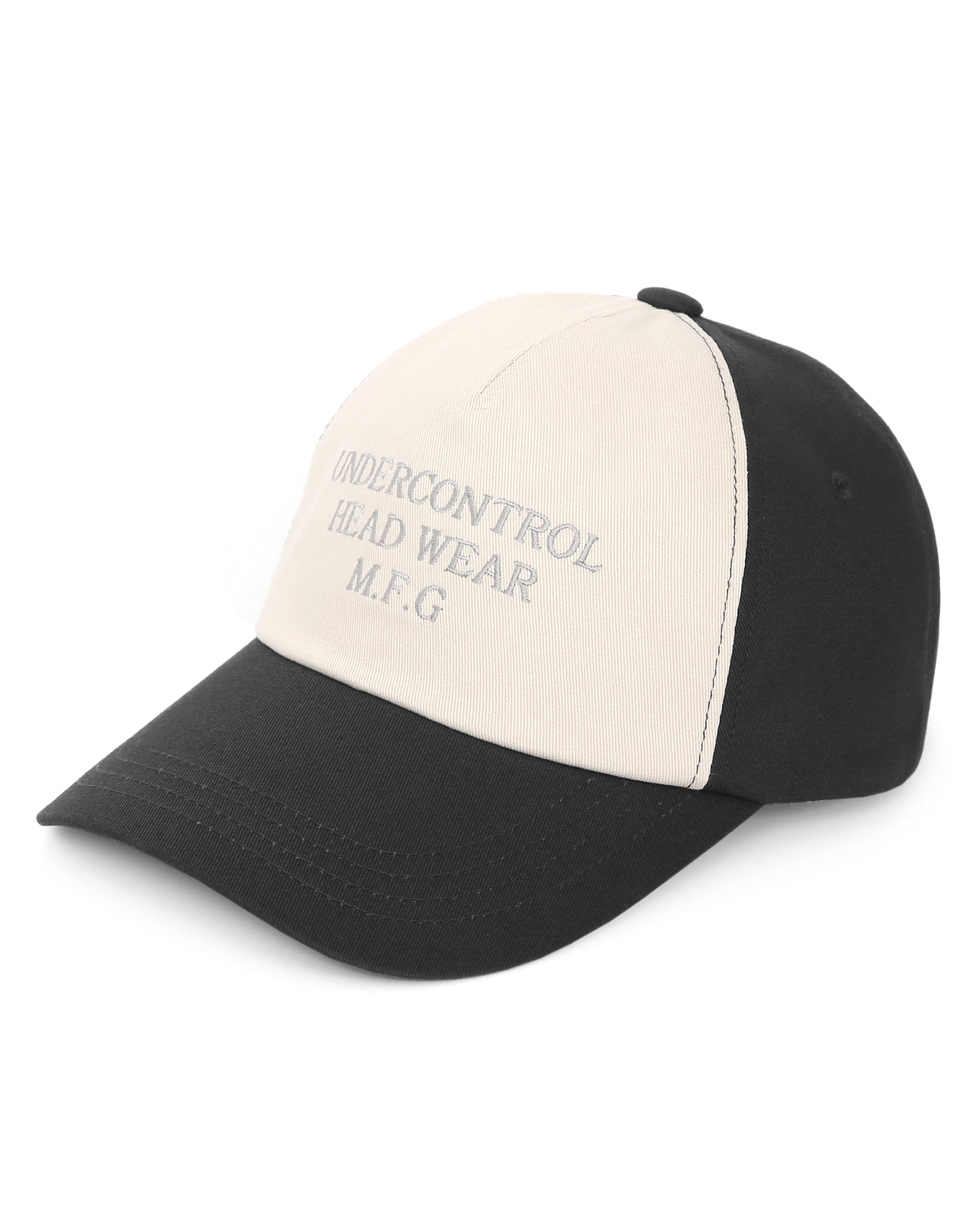 Undercontrol (SLOGAN / SOFT DEEP B B / BLACK) size adjustable soft top trucker baseball cap