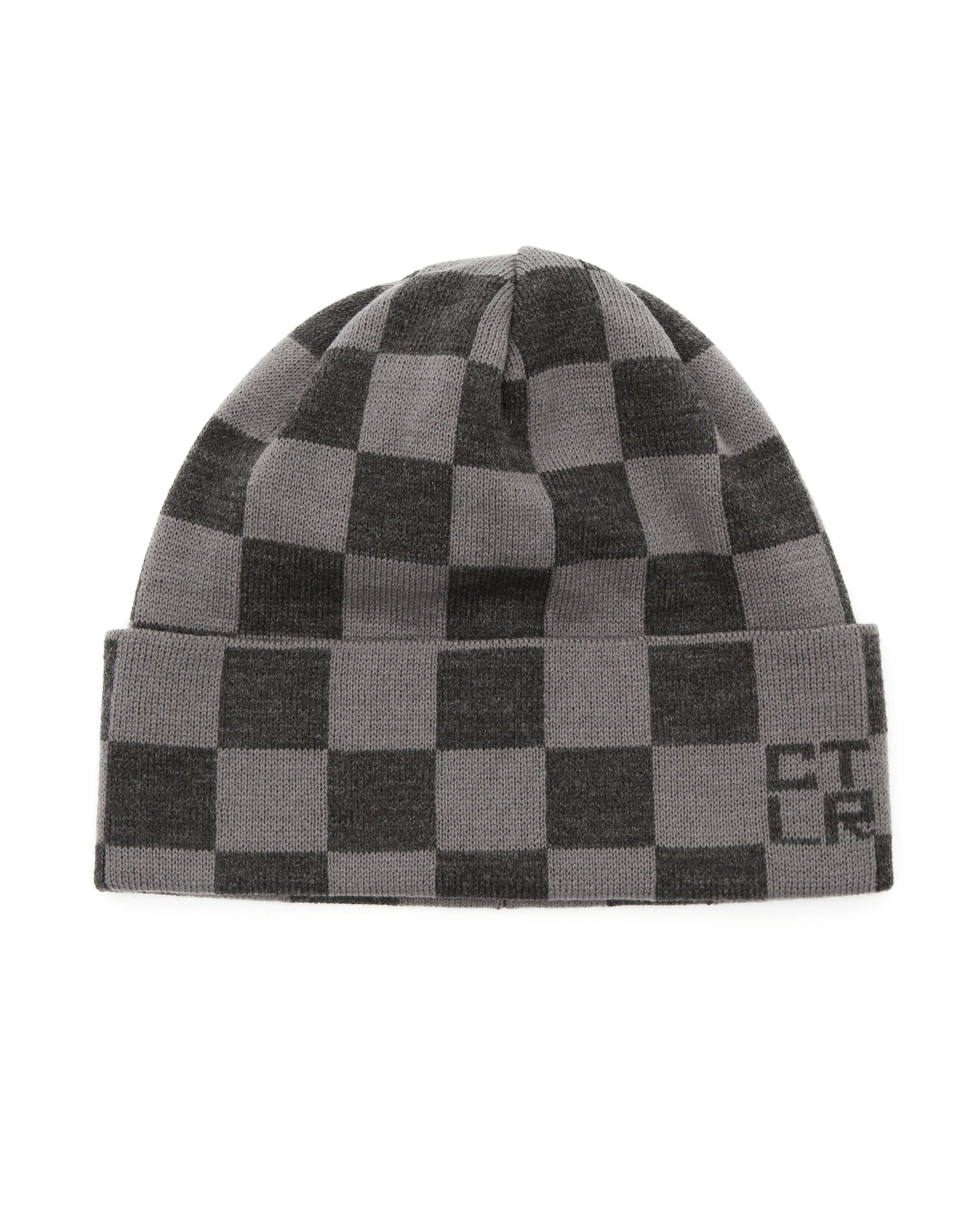 Undercontrol (BEANIE / CHECKERBOARD / DARK SMOG) winter loose fit beanie