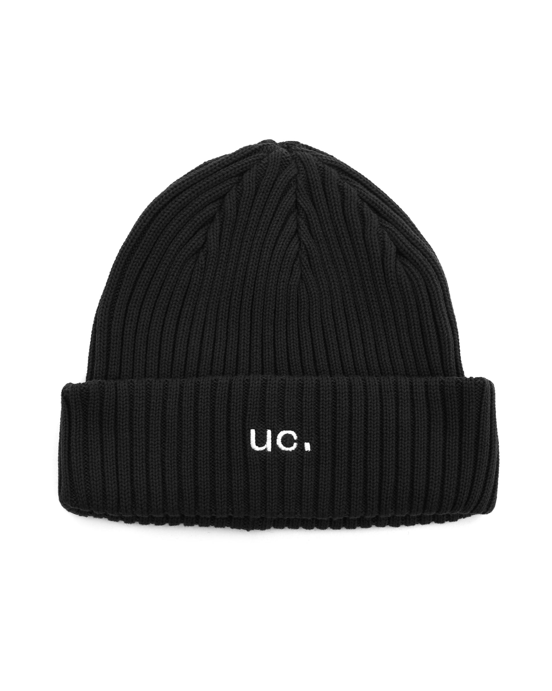 Undercontrol (BEANIE / RIB / LOOSE / UC / BLACK) loose fit beanie