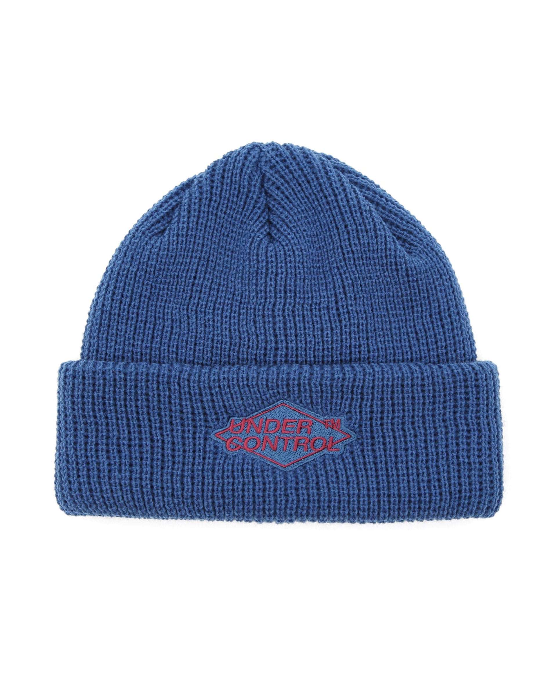 Undercontrol (BEANIE / ROAD SIGN / BLUE) thick winter beanie