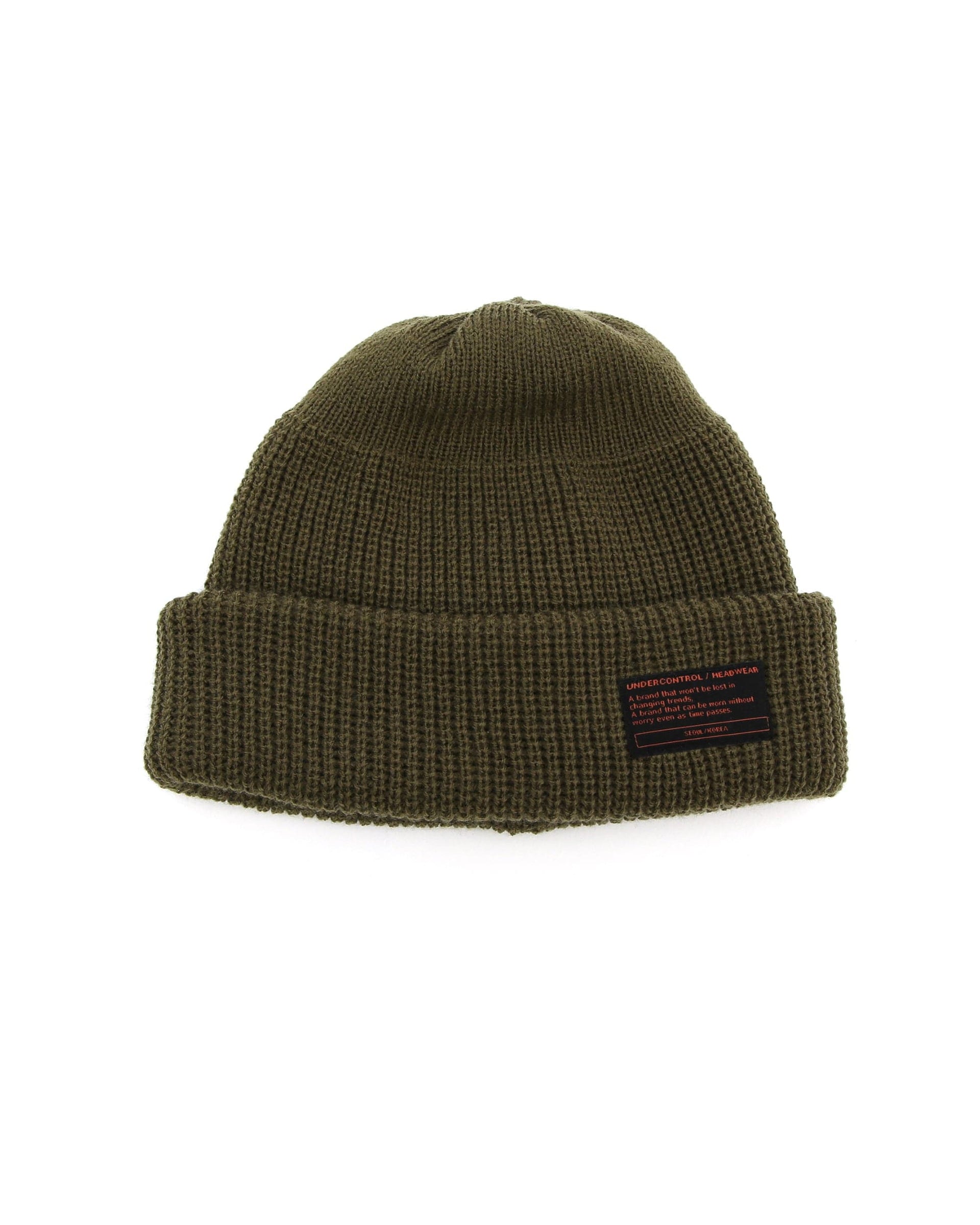 Undercontrol (BEANIE / MONK FIT / COMBAT / KHAKI) Short beanie